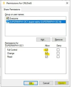 Windows Server CA CRL Setup – Super-WiPHY